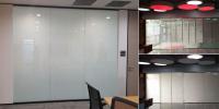China PDLC Smart Film Switchable Privacy Glass 82% Transmittance Customizable Width for sale