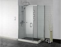 China Extra Clear Length 2000mm 12mm Tempered Glass Panels For Bathroom for sale