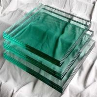 China Green Tinted 8mm Tempered Glass Panels for Building Use Safety Glass for sale