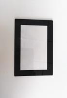 China 4 Inch Black Tempered Glass Cover Lens 0.33mm Thickness for Smart Home and Display for sale