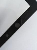 China 4 Inch Black Tempered Glass Cover Lens 0.33mm Thickness for Smart Home and Display for sale