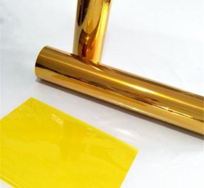 China High Performance 125um 1028mm Width Polyester PET Film Golden for sale