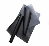 China Black PET Film 0.025mm Thickness Bright Fog Surface High Temperature Resistant Polyester Film 520mm Width for sale