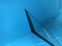 China Tempered Glass Cover Lens 0.33mm Thickness Black Color OEM for HP Smart Home Display for sale