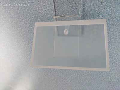 China White Printing Clear Low Iron Tempered Glass For Mobile Phone Computer Display for sale