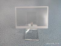 China White Printing Clear Low Iron Tempered Glass For Mobile Phone Computer Display for sale