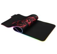 China Computer Large LED USB Waterproof Mouse Pad Qi Wireless Charging For Desk Mat for sale