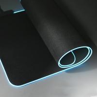 China Computer Large LED USB Waterproof Mouse Pad Qi Wireless Charging For Desk Mat for sale