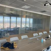 China Electronic Tint Film PDLC Smart Switchable Film Glass Custom Size 1.1m x 2.4m for sale