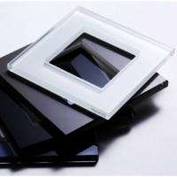 China 86 Glass Switch Drilling Polishing Physical Tempered Glass Panel 4mm for sale