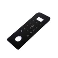 China OEM Custom Laser Cut Tempered Wall Glass Panel Silk Printed for sale