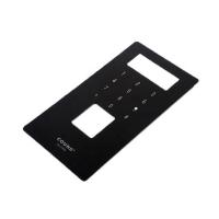 China OEM Custom Laser Cut Tempered Wall Glass Panel Silk Printed for sale