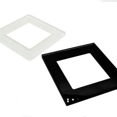 China Custom Tempered Glass Wall Panel Sandblasted Surface 4mm 6mm for Processing Plant for sale