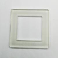 China Custom Tempered Glass Wall Panel Sandblasted Surface 4mm 6mm for Processing Plant for sale