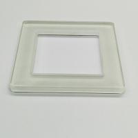 China Custom Tempered Glass Wall Panel Sandblasted Surface 4mm 6mm for Processing Plant for sale