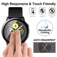 China 3D Full Cover Tempered Glass Screen Protector for Samsung Galaxy Watch Active 2 40mm 44mm Anti Scratch for sale