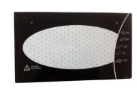 China Cutomized Circle Shape Tempered Oven Door Glass Heat Resistant for sale