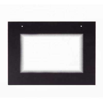 China High Temperature Oven Glass Panels Silk Screen Tempered Glass for sale