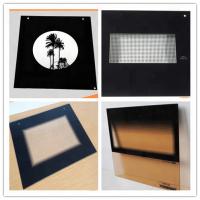 China Silk Screen Microwave Oven Glass Panel Door Toughened 3mm for sale