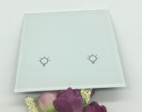 China Custom Intelligent Touch Tempered Glass Switch Panel Temperature Controlled for sale
