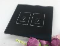 China Custom Intelligent Touch Tempered Glass Switch Panel Temperature Controlled for sale