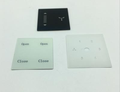China Intelligent Touch Switch Panel Temperature Controlled Screen Printing Tempered for sale