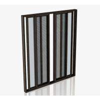 China Aluminum Residential Sliding Glass Door 0.8-1.5mm Thickness Custom Colors 100x100cm for sale
