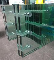 China Rough Edge Clear Tempered Glass 5mm to 12mm Thickness for Architectural Use for sale