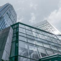 China Low-E Tempered Glass For Building Curtain Wall for sale