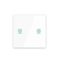 China Square Wall Touch Switch Crystallized Glass Panel Custom Design 4mm Thickness for sale