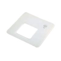 China Square Wall Touch Switch Crystallized Glass Panel Custom Design 4mm Thickness for sale