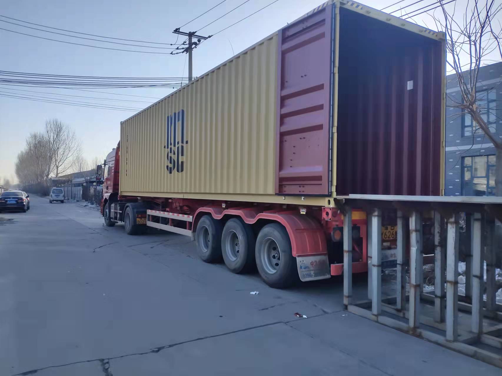 welded mesh sheet loading
