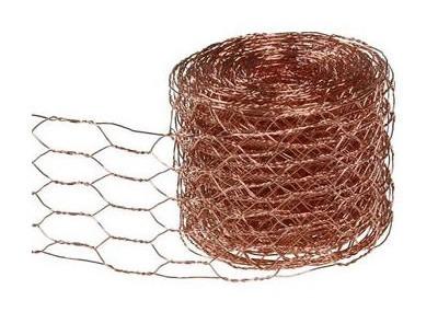 China 1.2m Width 2 Inches Woven Copper Wire Mesh Hexagonal Commercial Agricultural Use for sale