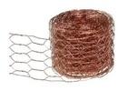 China 1.2m Width 2 Inches Hexagonal Woven Copper Wire Mesh Commercial Agricultrural Use for sale