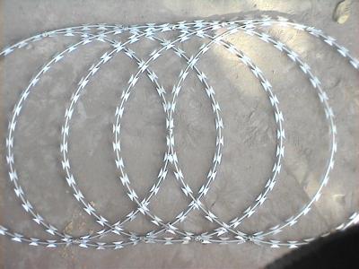 China Safety Barbed Hdg Concertina Razor Wire Mesh 12x12 Bwg for sale