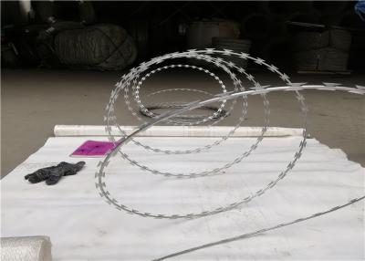 China Single Twist Bto22 Concertina Razor Wire Corss Barbed 2.5mm for sale
