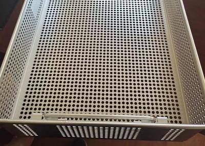 China 304 Stainless Steel Perforated Mesh Filter Basket 0.5mm Hole Size 1-20m Length for Industrial Filtration for sale