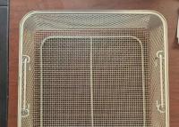 China 316 Stainless Steel Perforated Autoclave Basket 45x28x7cm for Medical Sterilization with 0.8-10mm Hole Size for sale
