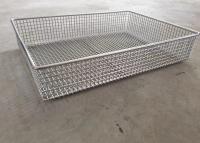 China Surgical 316l Stainless Steel Sterilization Tray Instrument Baskets Cleaning for sale