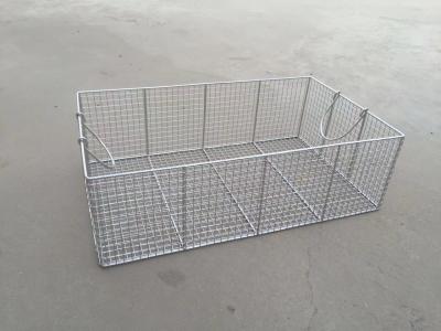 China 40x25cm Stainless Steel Sterilization Basket for Surgical Instruments - ISO/SGS Certified Medical Disinfection Tray for sale