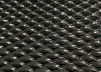 China 1.8m Width Diamond Black Expanded Metal Mesh Powder Coated Aluminum for sale