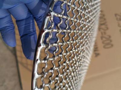 China 13inch Diameter Stainless Steel Barbecue Mesh Round Disc Crimped for sale