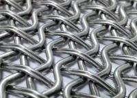 China T316 3mm Architectural Woven Wire Mesh for Building Facades - 82.8% Opening Area, 1500mm Max Height, Stainless Steel Decorative Cladding for sale