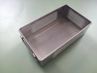 China Nordic Silver 304 Stainless Steel Wire Basket with Handle - Custom Sizes for Fruit Storage & Kitchen Organization for sale