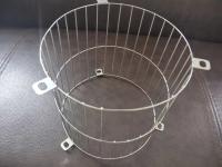 China Neatly Kitchen Pantry Silver Mesh Basket with Wooden Handles - 27x16x13cm Steel Wire Storage Organizer for sale