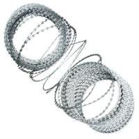 China Chinese Factory Single Razor Wire Galvanized Concertina Razor Barbed Wire And Fencing For Prison And Airport for sale