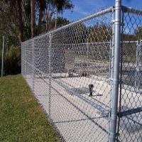 China 60x60mm Pvc Coated Galvanized Chain Link Fence Fabric For Security for sale