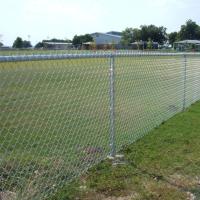 China 60x60mm Pvc Coated Galvanized Chain Link Fence Fabric For Security for sale