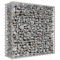 China Construction 5mm Hot Dipped Galvanized Welded Gabion Baskets 50x50mm for sale