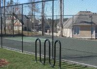 China 60x60mm Pvc Coated Galvanized Chain Link Fence Fabric For Security for sale